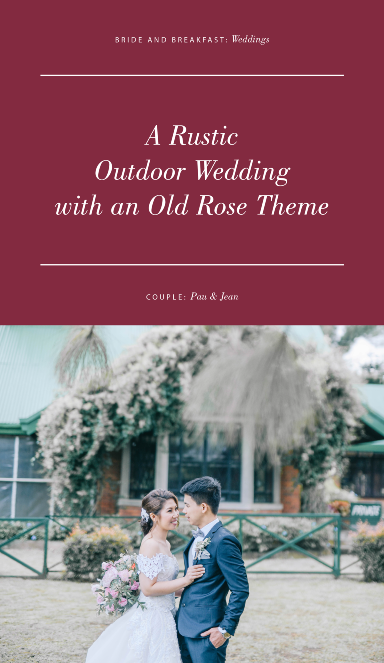 Rustic Old Rose Wedding in Laguna | Philippines Wedding Blog
