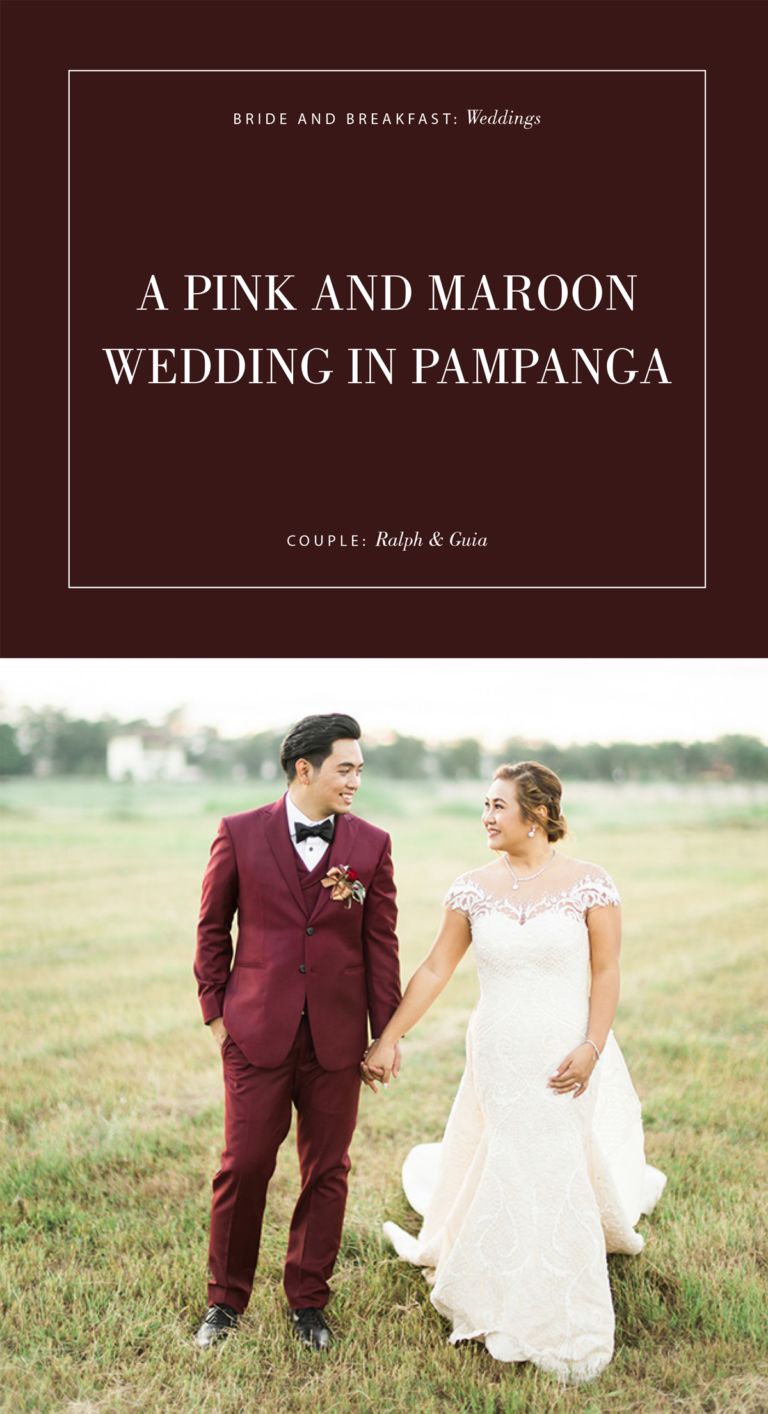 Rustic Pink and Maroon Wedding | Philippines Wedding Blog