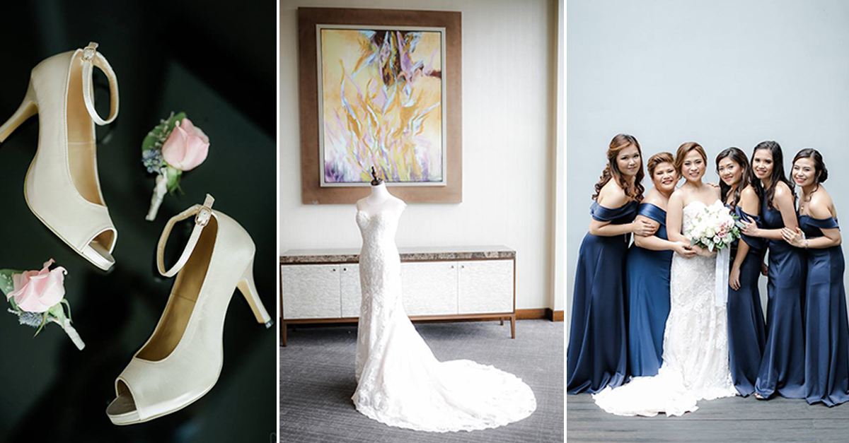 Navy Blue Themed Church Wedding | Philippines Wedding Blog