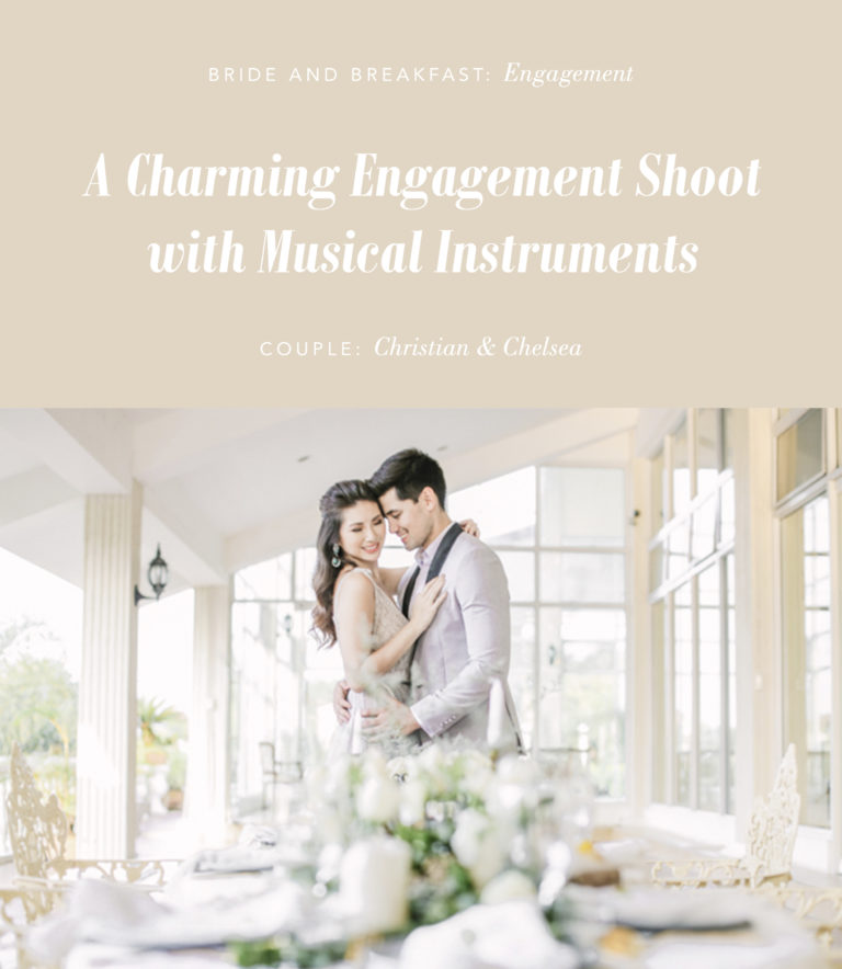 Charming Musical Engagement Shoot | Philippines Wedding Blog
