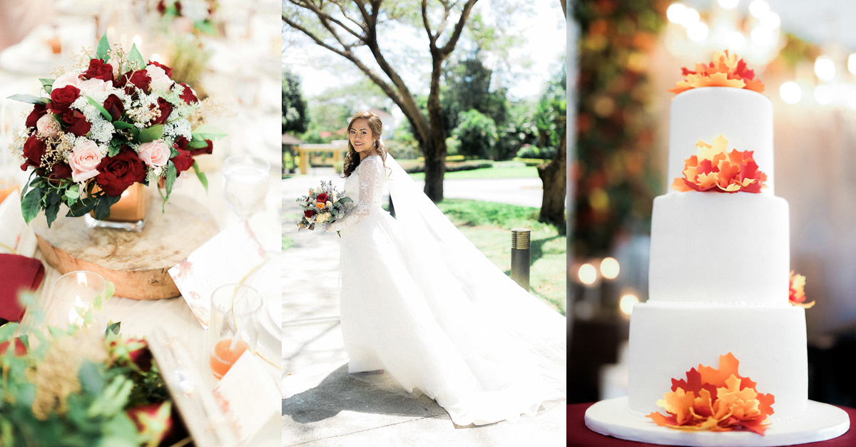 A Church Wedding with Red Hues | Philippines Wedding Blog