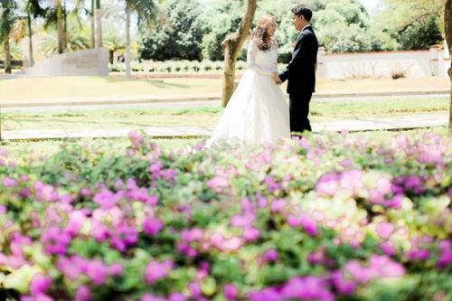 A Church Wedding with Red Hues | Philippines Wedding Blog