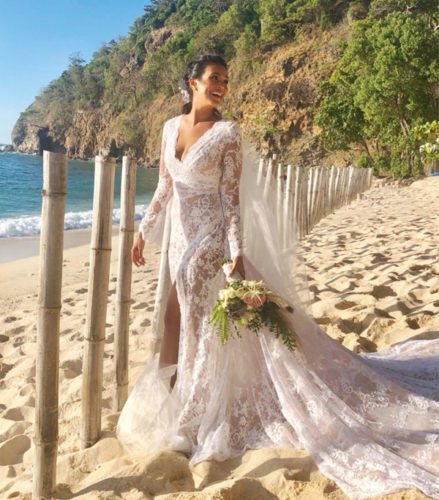 Iza Calzado Ben Wintle Wedding First Look | Philippines Wedding Blog