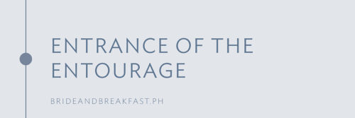 Wedding Reception Program Flow | Philippines Wedding Blog