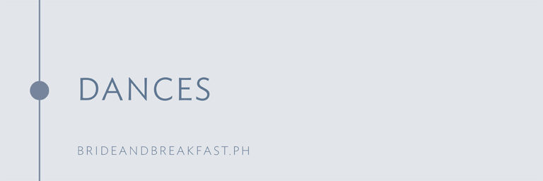 Wedding Reception Program Flow | Philippines Wedding Blog