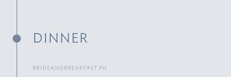 Wedding Reception Program Flow | Philippines Wedding Blog