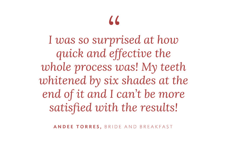The Smile Bar Teeth Whitening Manila | Philippines Wedding Blog