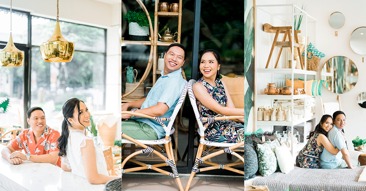 A Light and Bright Engagement Shoot in a Furniture Store | Philippines ...