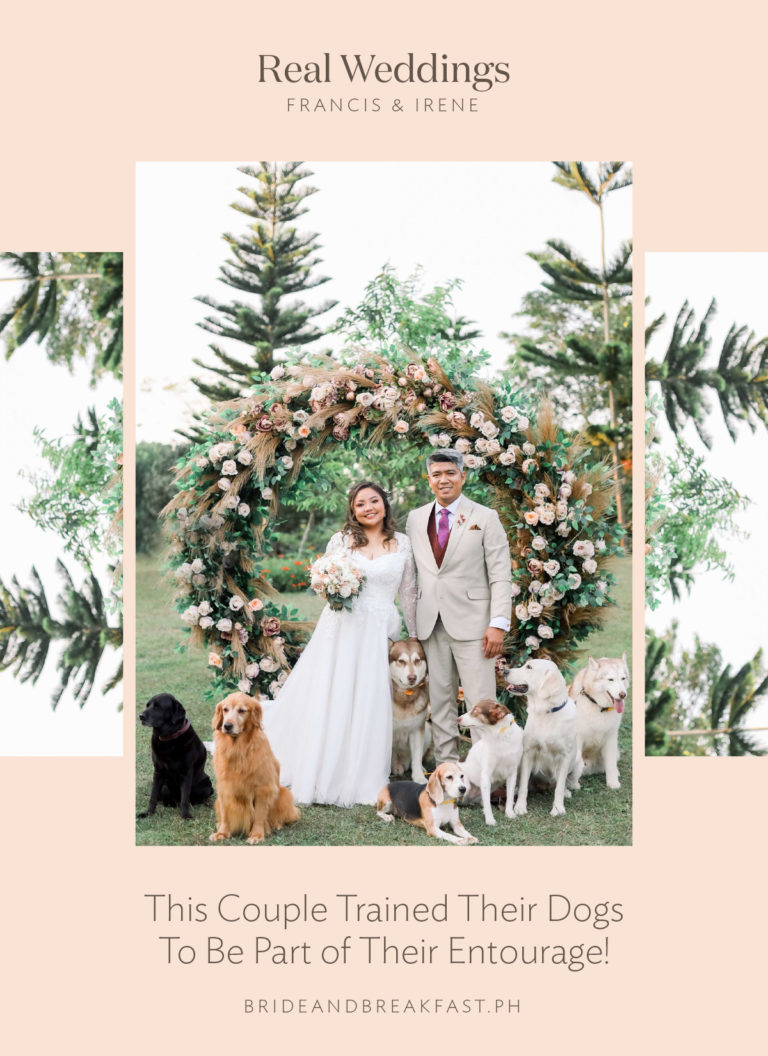 Dogs Part of Entourage | Philippines Wedding Blog