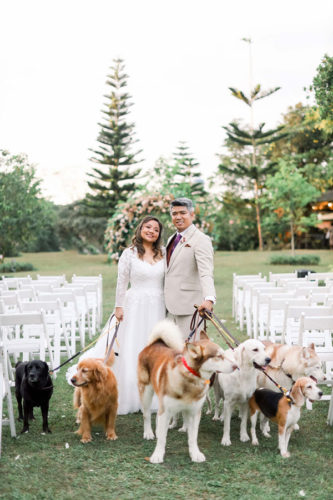 Dogs Part of Entourage | Philippines Wedding Blog