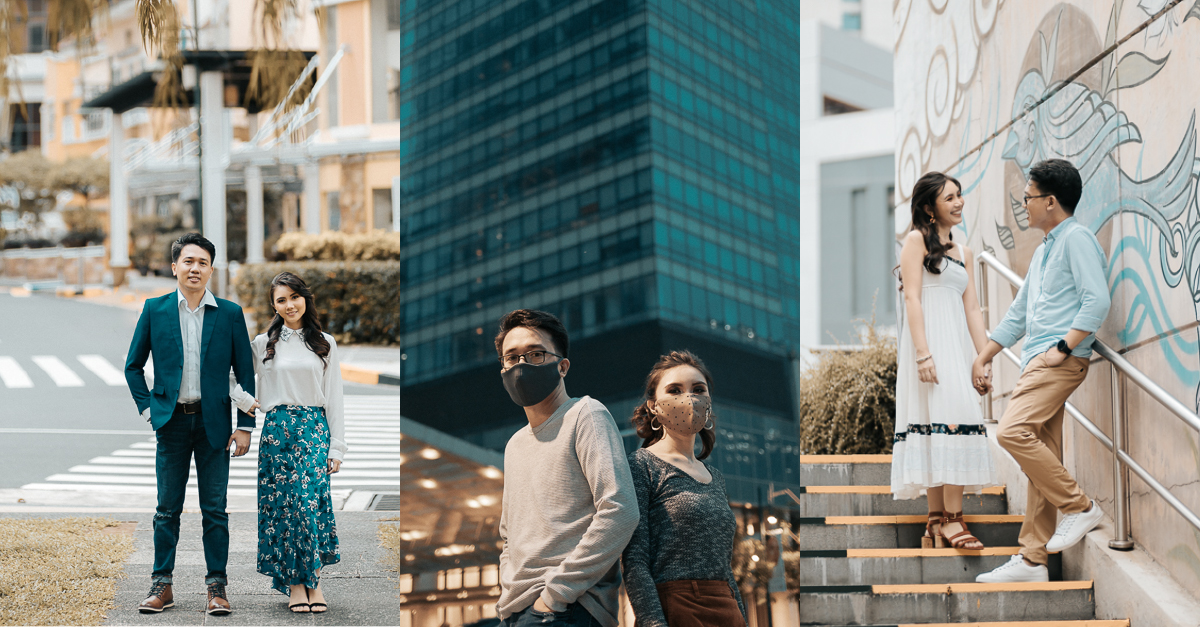 GCQ Engagement Shoot in BGC | Philippines Wedding Blog