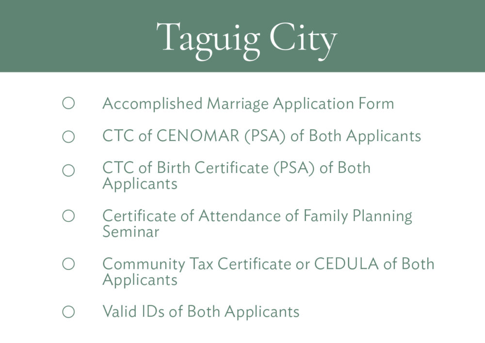 Getting A Marriage License in GCQ | Philippines Wedding Blog