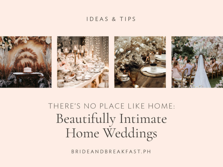 8 Beautiful Weddings at Home | Philippines Wedding Blog