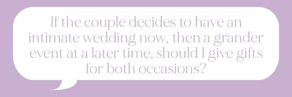 Virtual Wedding Gift Etiquette | Philippines Wedding Blog