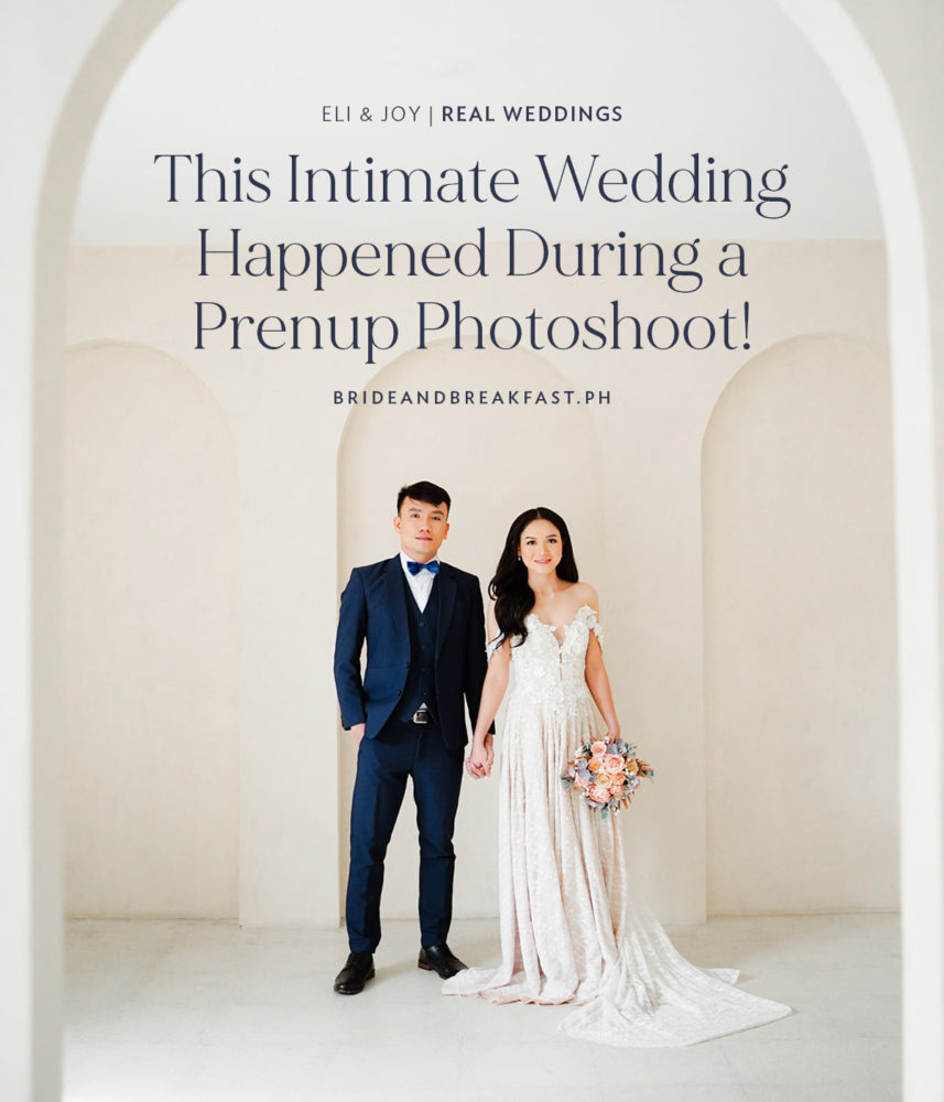 Prenup Turned Intimate Wedding | Philippines Wedding Blog