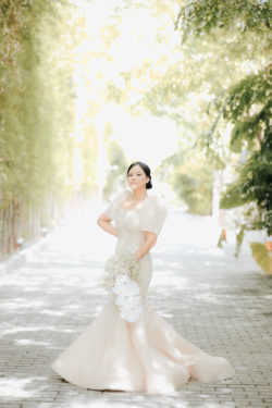 Embellished Modern Terno Gown | Philippines Wedding Blog