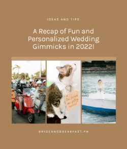 Wedding Gimmicks in 2022 | Philippines Wedding Blog