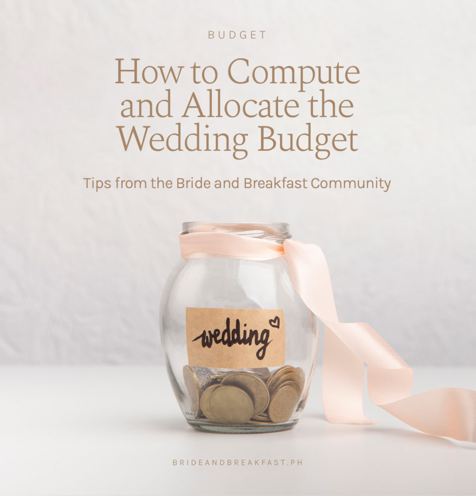 How to Compute the Wedding Budget | Philippines Wedding Blog