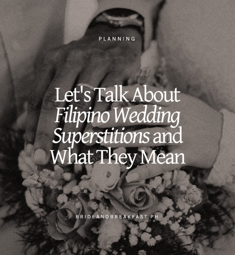 9 Filipino Wedding Superstitions | Philippines Wedding Blog