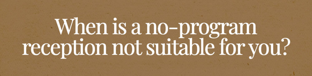 A No-Program Wedding Reception | Philippines Wedding Blog