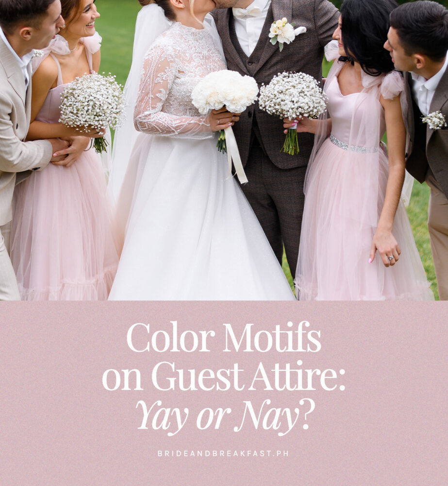Should You Impose a Color Motif? | Philippines Wedding Blog