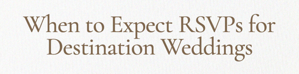 Wedding RSVP Etiquette | Philippines Wedding Blog