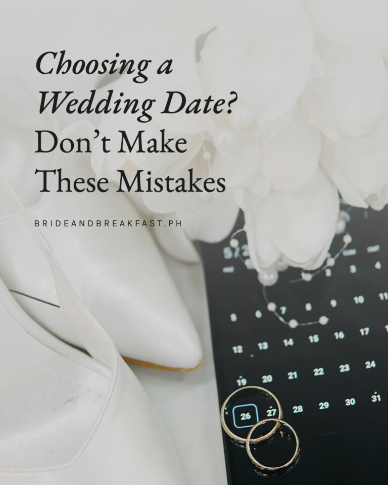 Wedding Date Mistakes to Avoid | Philippines Wedding Blog